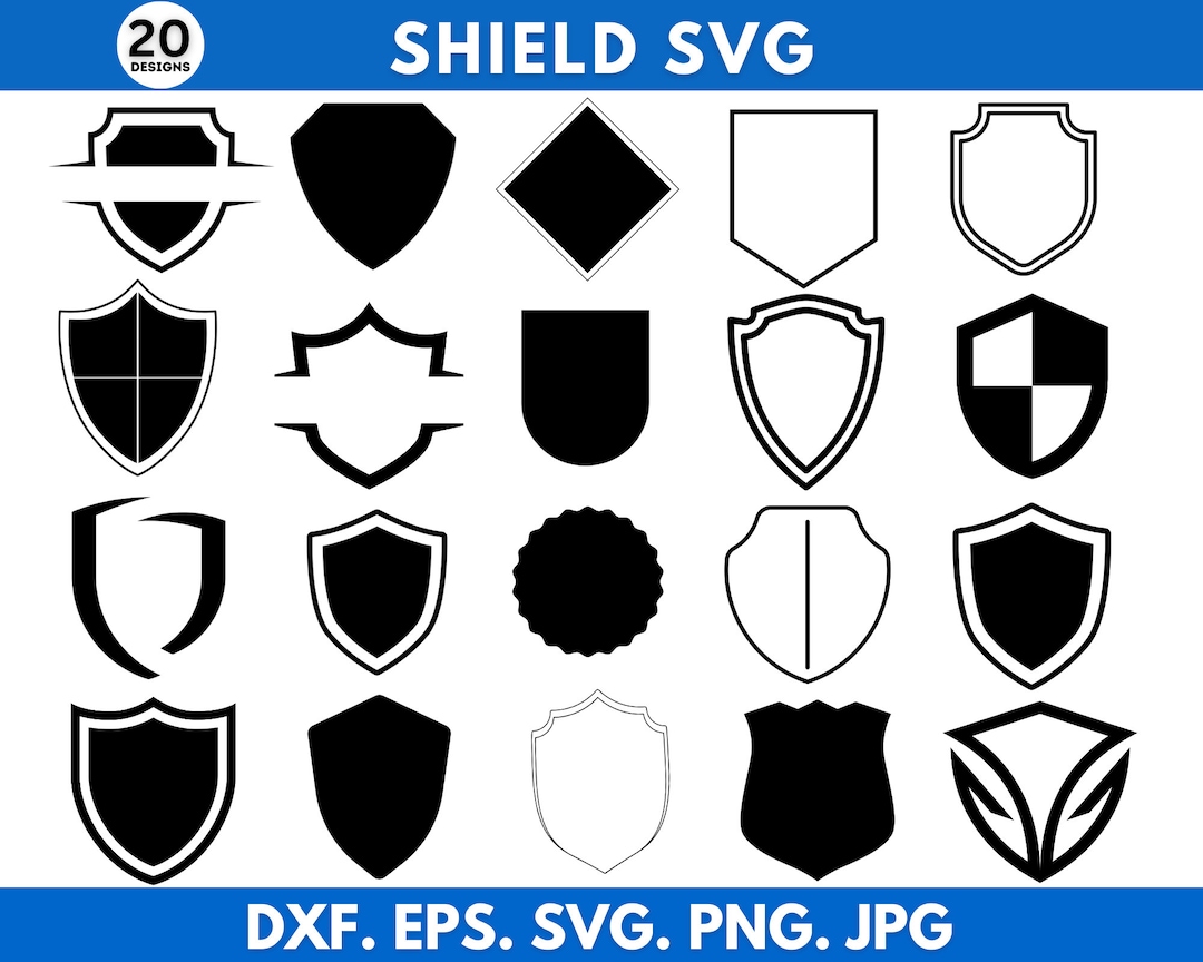 Shield Svg Png Bundle, Shield Png Bundle, Shield Clipart, Shield Vector ...