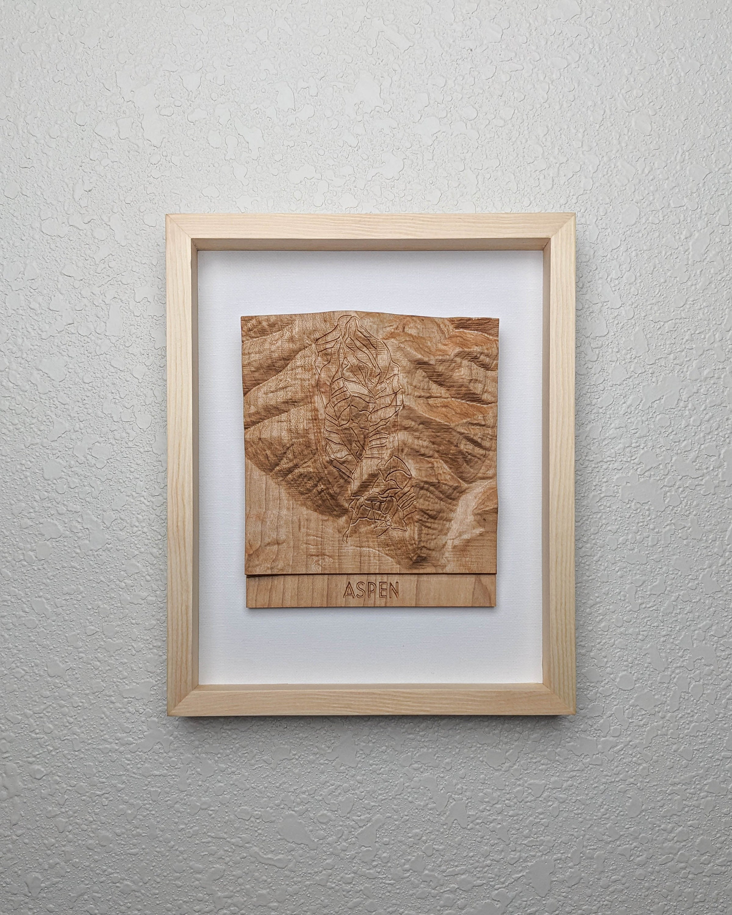 Aspen - 3D Wood Ski Map - Topographic Model - Etsy