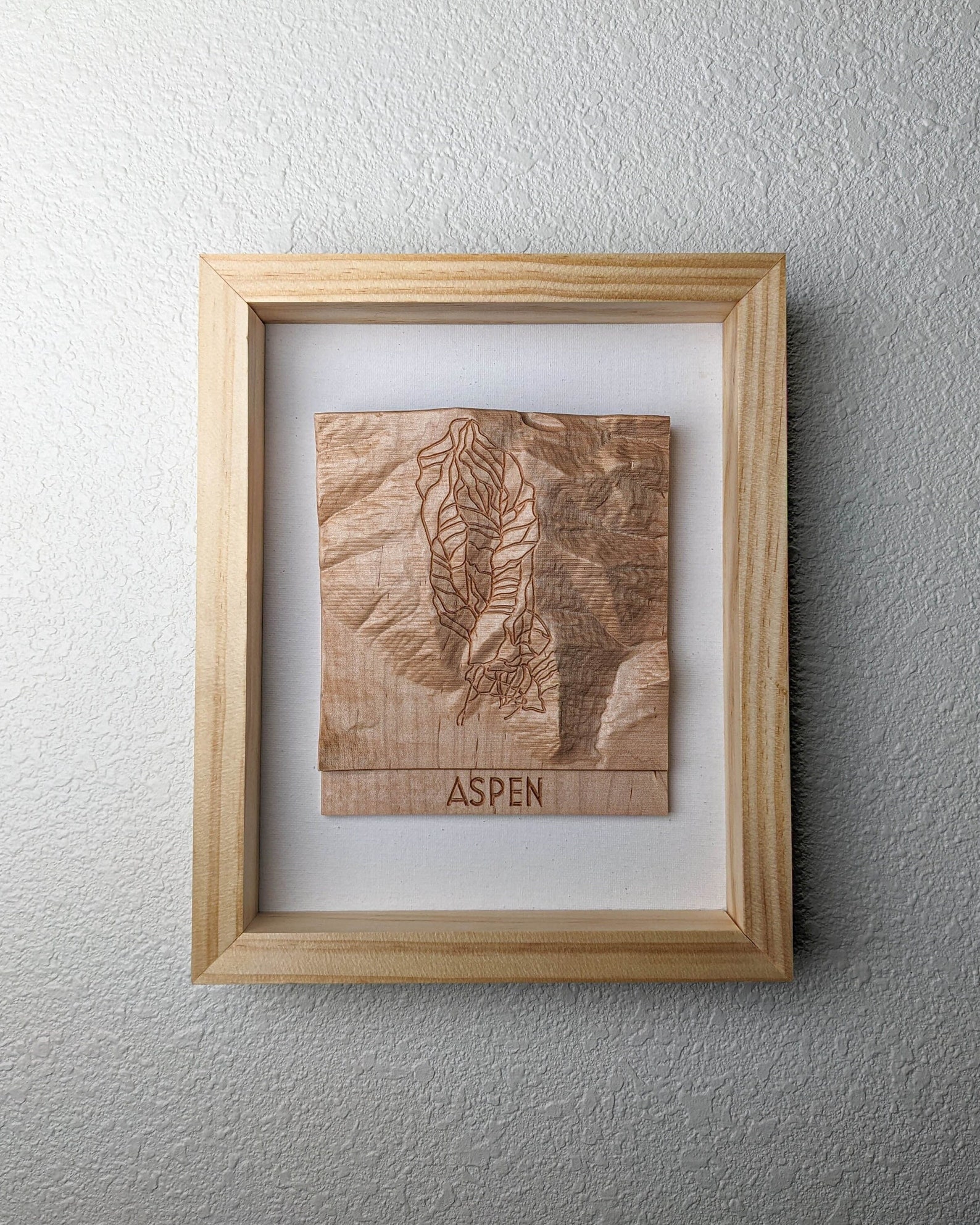 Aspen 3D Wood Ski Map Topographic Model - Etsy