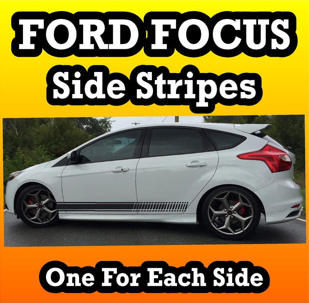 Ford Focus Side Stripes MK3 Graphics Decals Stickers Titanium X Zetec ...