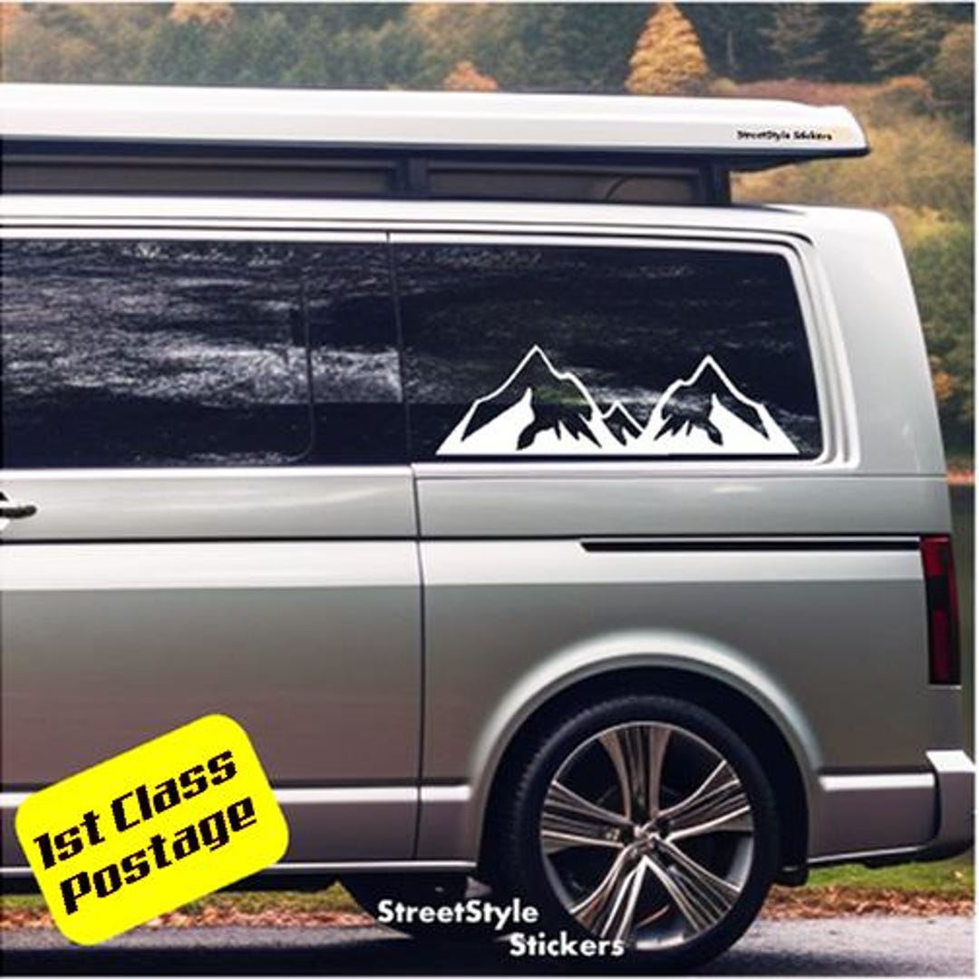 Motorhome Camper Van Stickers Decal Graphic Camper Window Sticker VW T5 ...
