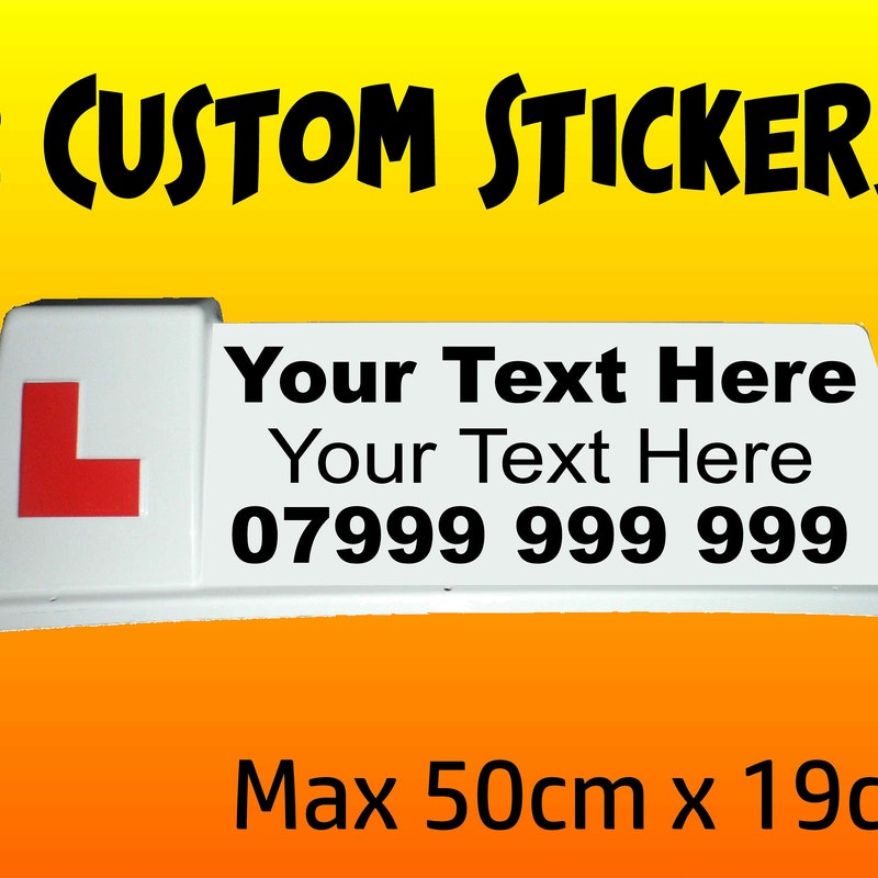 Learner Car Stickers - Etsy UK