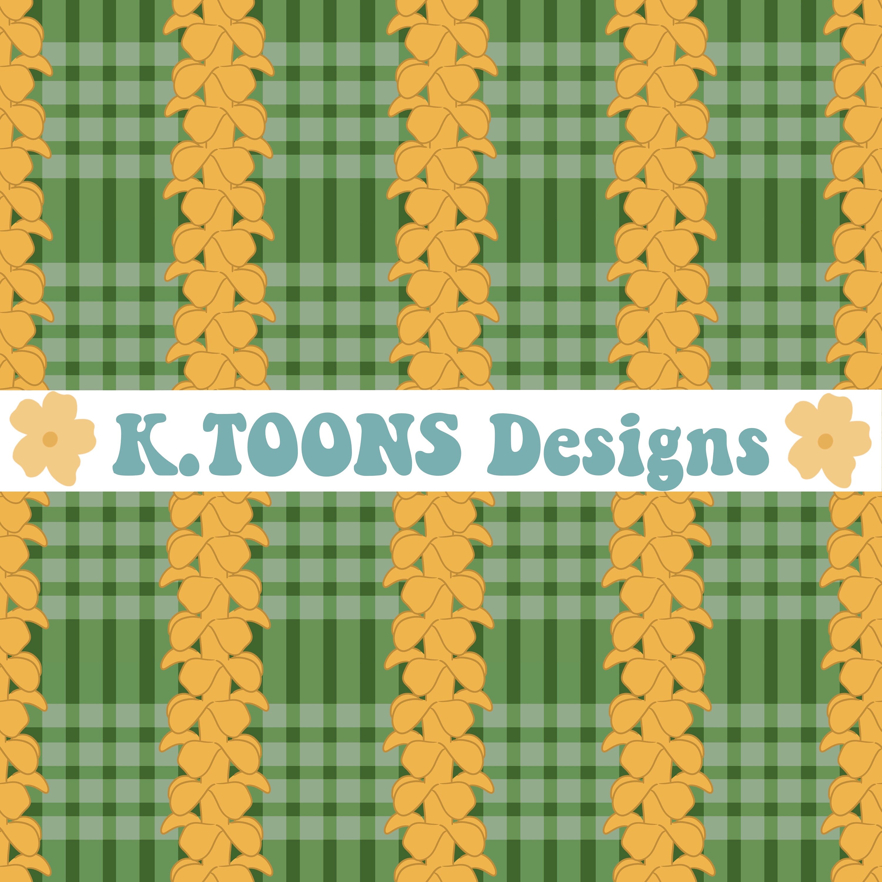 Palaka With Puakenikeni Lei, Seamless, Sublimation Digital File - Etsy