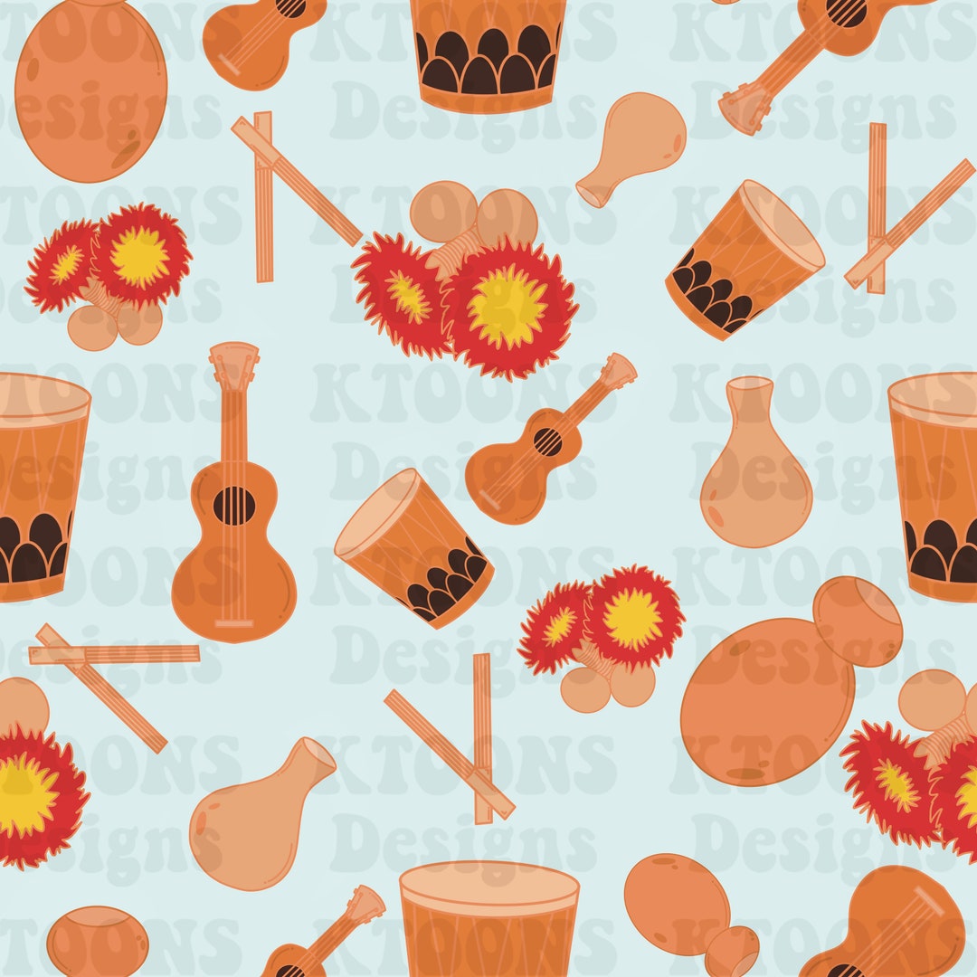Hula Instruments Seamless File - Etsy