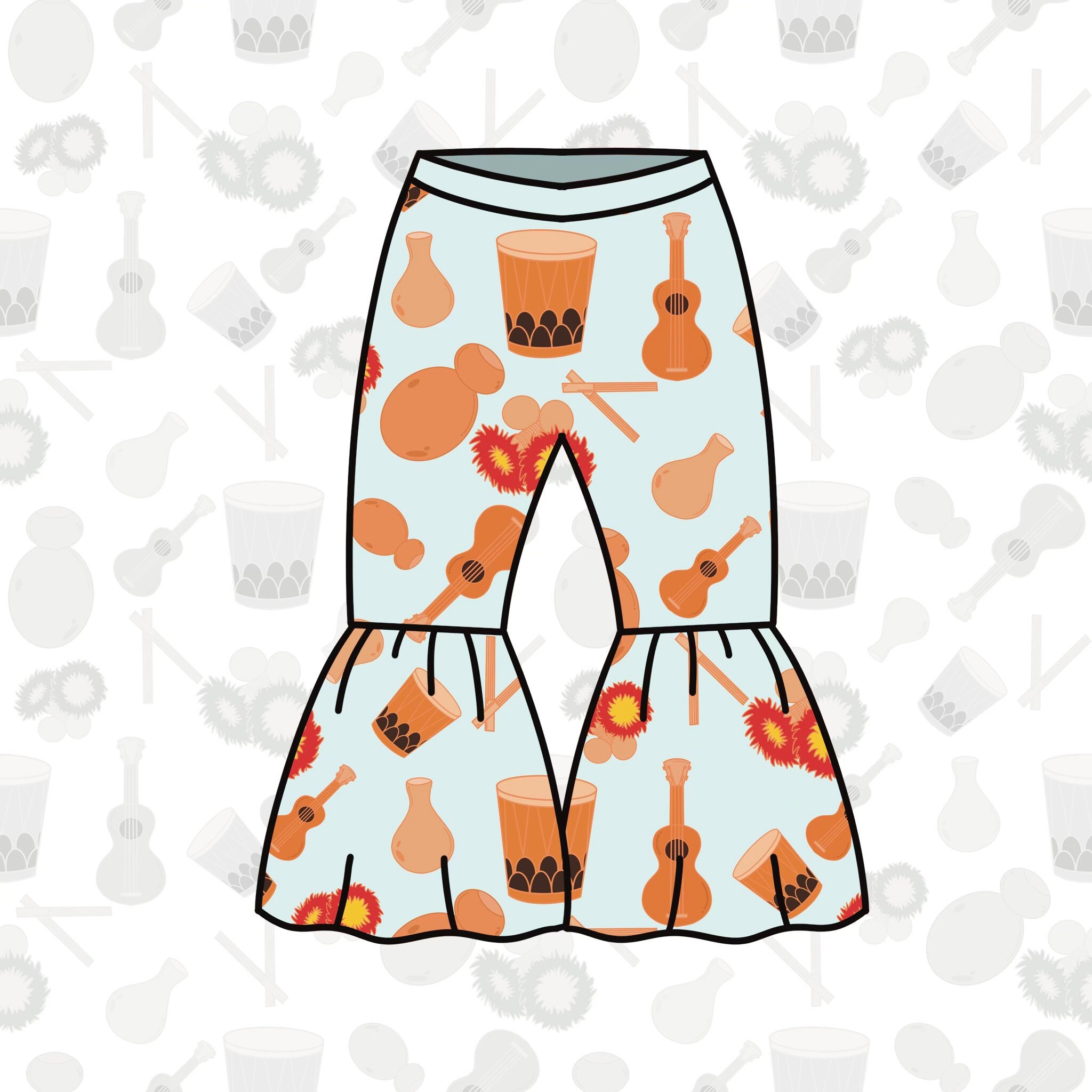 Hula Instruments Seamless File - Etsy