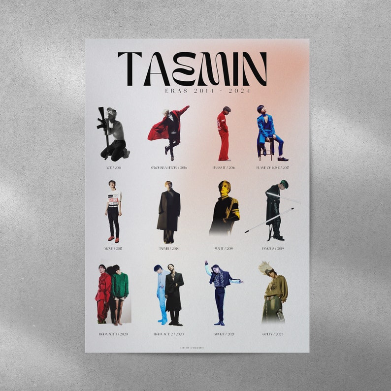 Taemin Eras Poster - Etsy