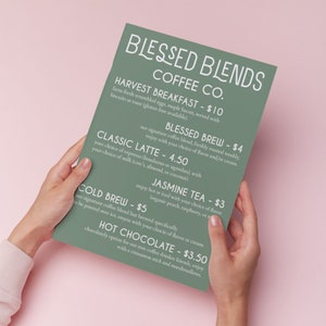 Custom Menu Designs: Elevate Your Dining Experience - Etsy