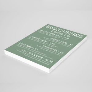 Custom Menu Designs: Elevate Your Dining Experience - Etsy