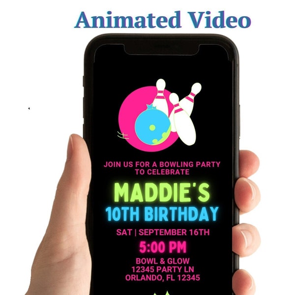 Neon Animated Bowl - Etsy