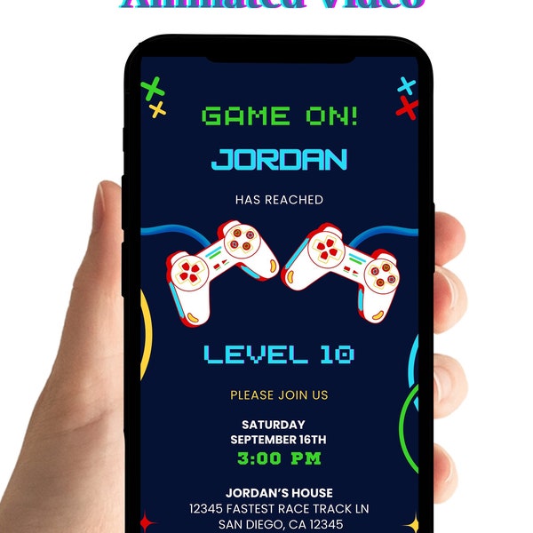 Level 9 Invitations - Etsy