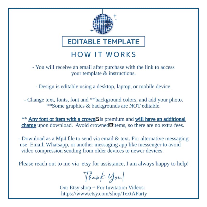 Animated Preppy Smile Face Birthday Invitation, Video Text Invite, Wavy ...