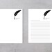 Printable and Digital Writing Paper With and Without Lines, Letter ...