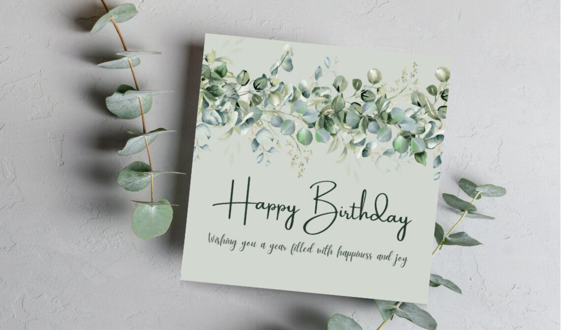 Printable Birthday Card Download, Birthday Card to Download, Printable ...