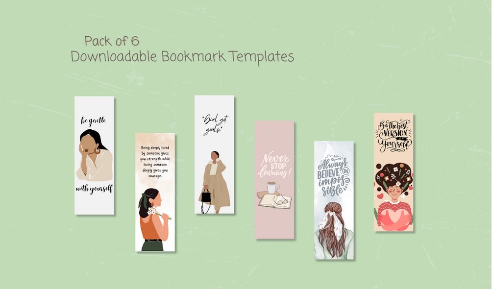 Printable Motivational Quotes Bookmarks Template, Printable Bookmarks ...