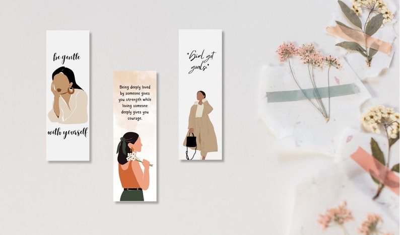 Printable Motivational Quotes Bookmarks Template, Printable Bookmarks ...