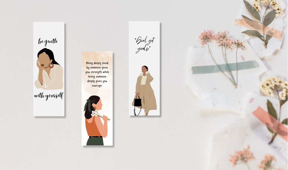 Printable Motivational Quotes Bookmarks Template, Printable Bookmarks ...