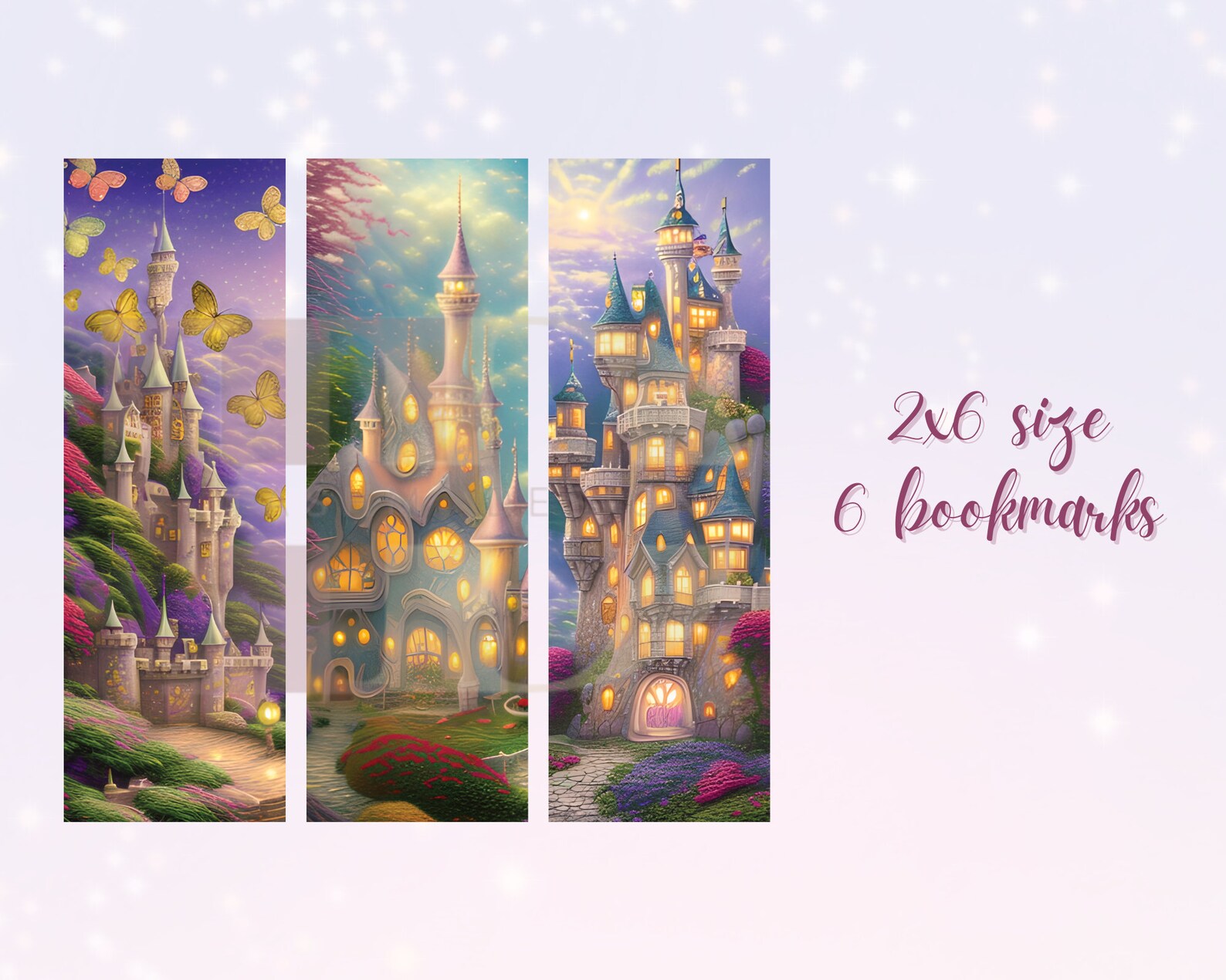 Printable Fairytale Bookmarks for Children, Printable Bookmarks Set of ...