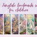 Printable Fairytale Bookmarks for Children, Printable Bookmarks Set of ...