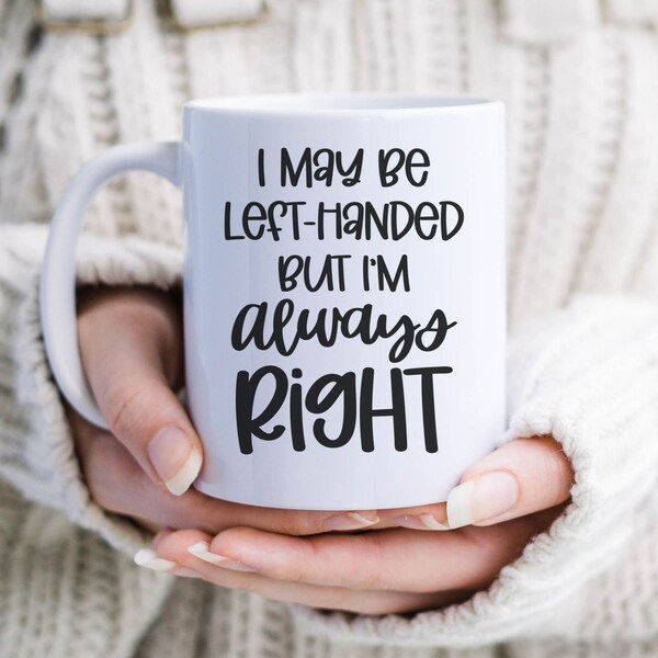 Left Handed Mug - Etsy