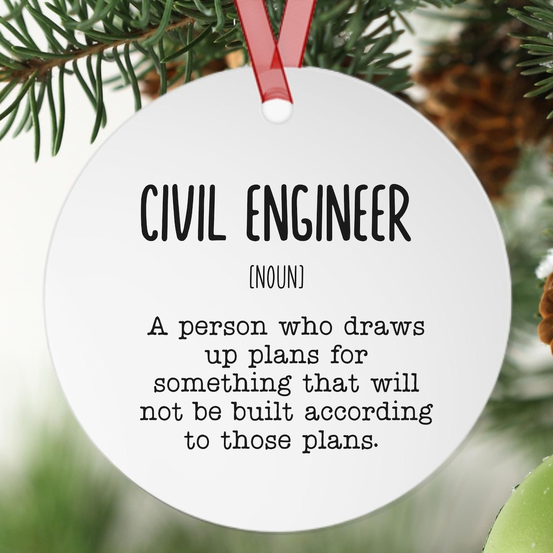 Civil Engineer Gifts, Civil Engineering, Civil Engineer Ornament ...