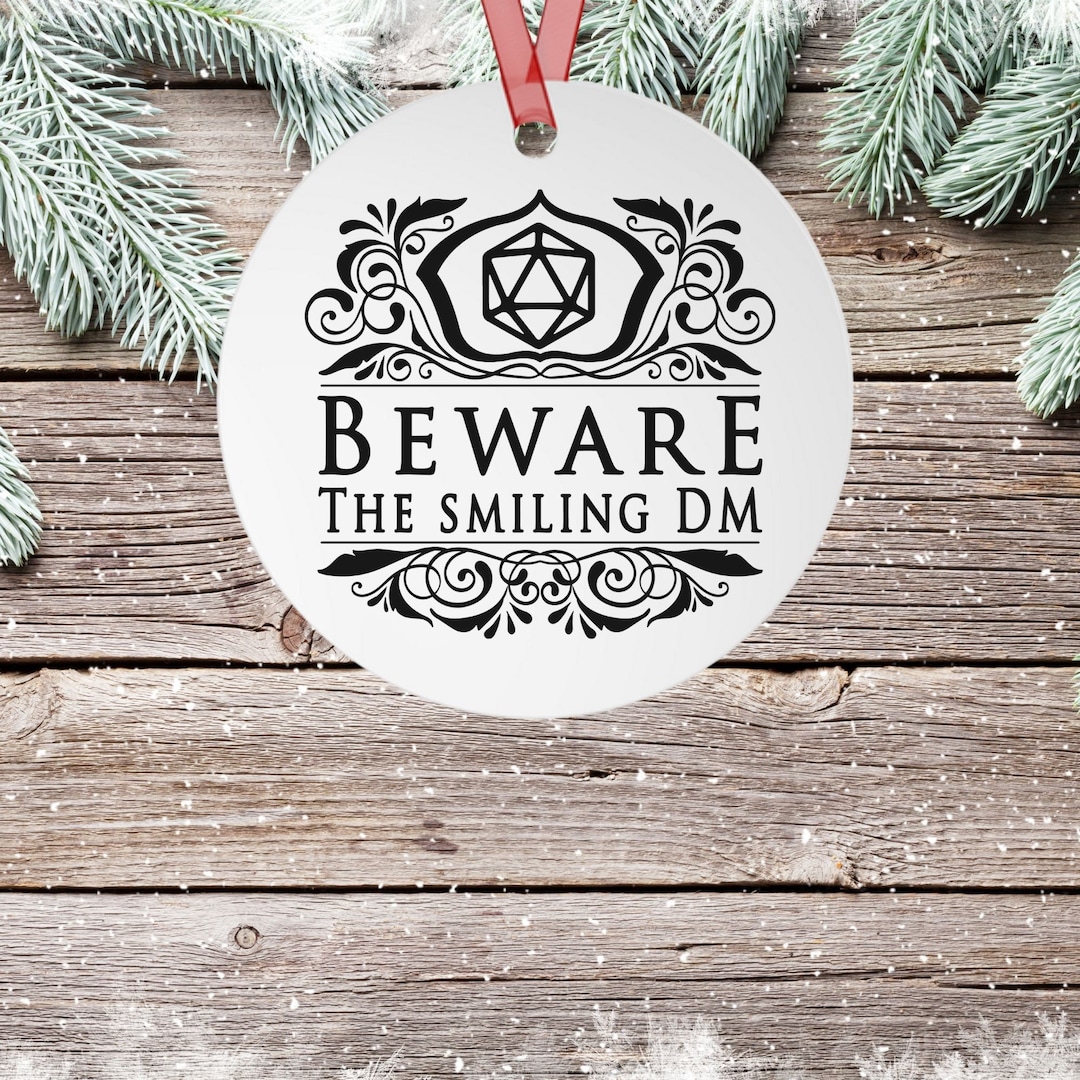 DM Gift, Dungeons and Dragons Ornament, Dungeon Master Ornament ...