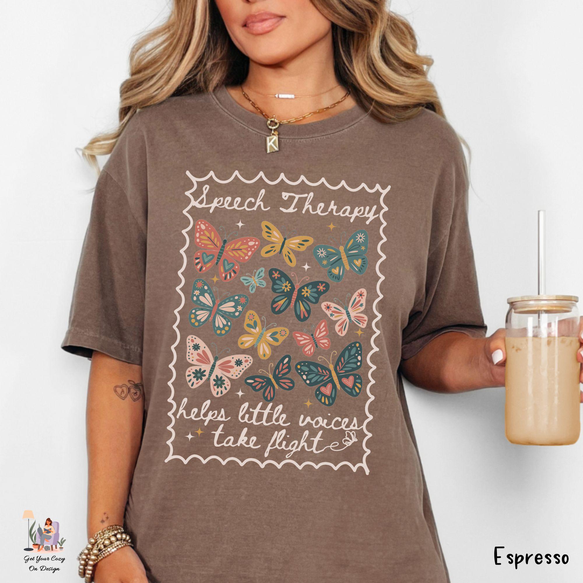 SLP Shirt, SLP Gift, Comfort Colors Tee-shirt, Speech Language ...