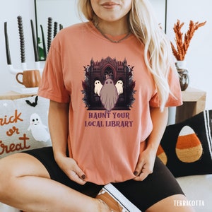 Librarian Shirt, Halloween Shirt, Library Shirt, School Librarian Gifts ...