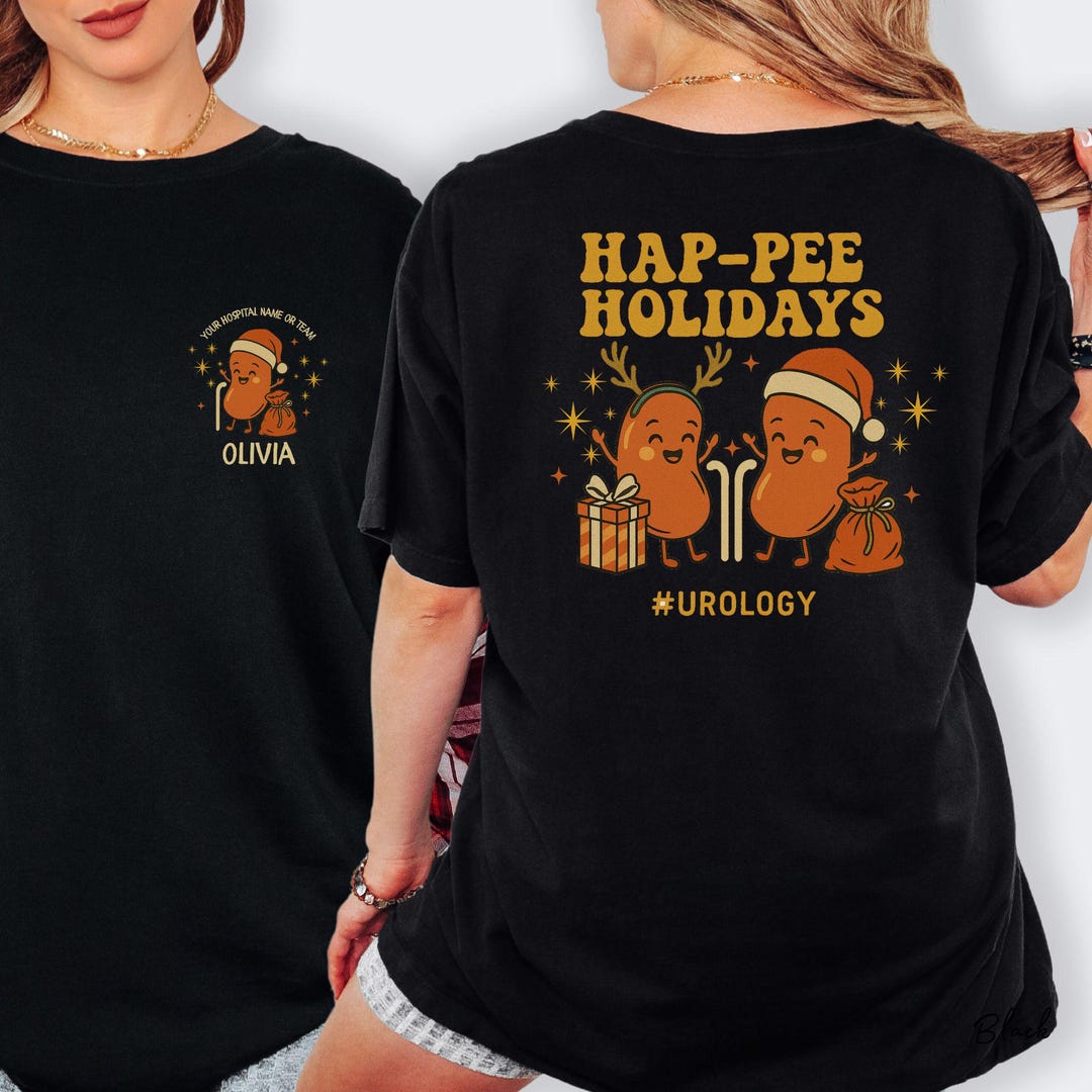 Urology, Hospital Team Shirts, Comfort Colors Christmas Shirt ...