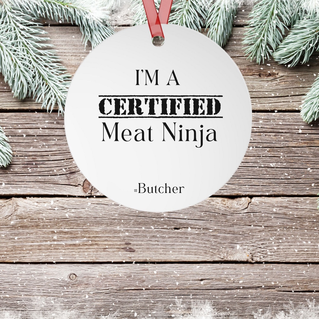 Butcher Gift, Butcher Personalized Ornament, Gift for Butcher, Butchery ...