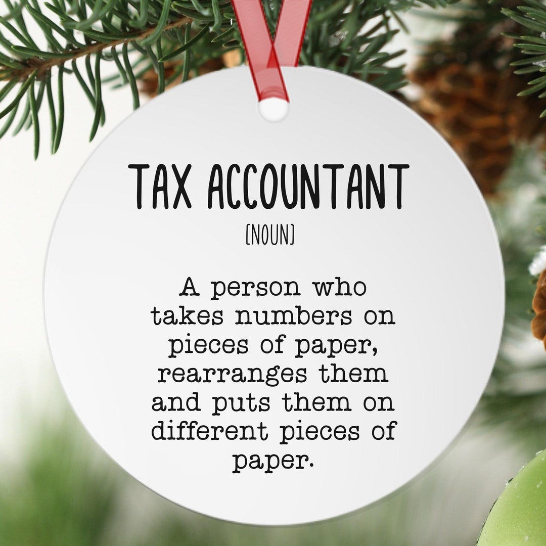 Tax Accountant, Personalized Ornament, Tax Accounting, Tax Accountant ...