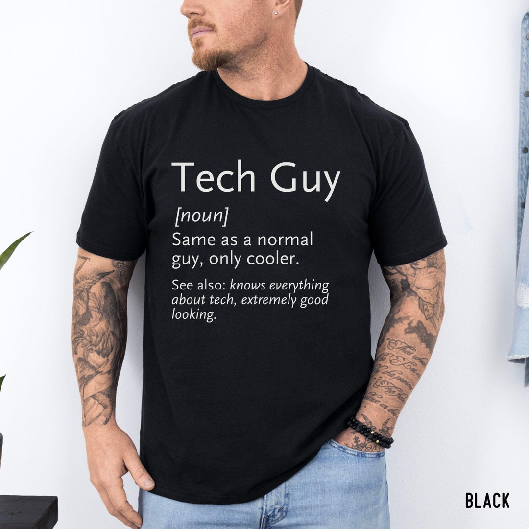 Tech Support Gift, Tech Guy Shirt, Definition Shirt, Computer Geek Gift ...