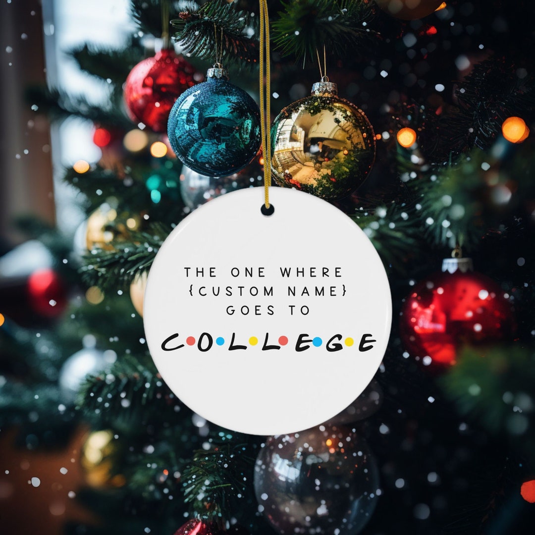 College Student Ornament, College Ornament, College Ornament ...