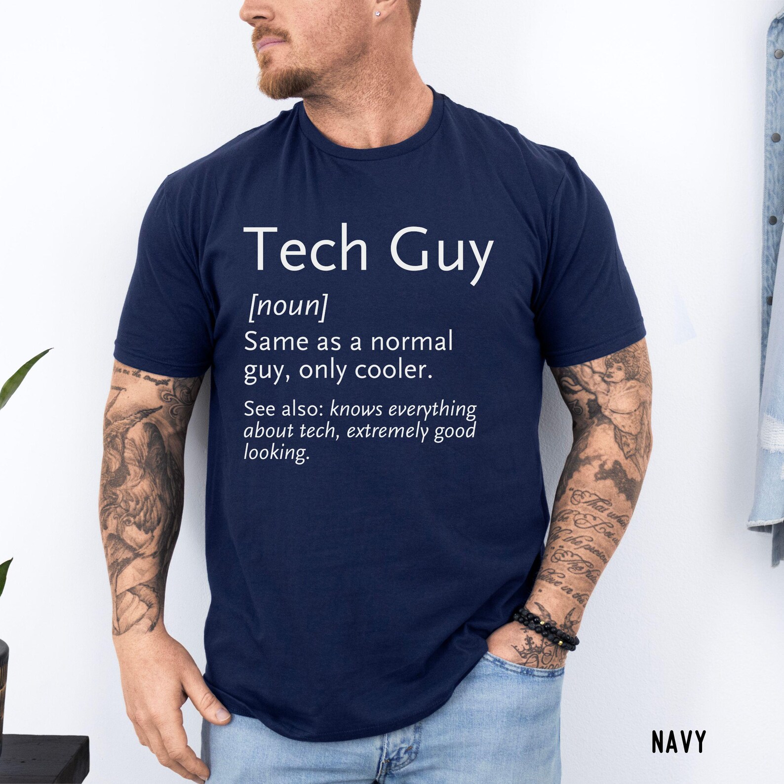 Tech Support Gift, Tech Guy Shirt, Definition Shirt, Computer Geek Gift ...