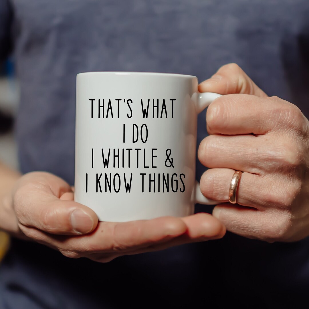 Whittling Mug, Whittler Mug, Whittle Cup, Whittling Gift, Wood Carving ...