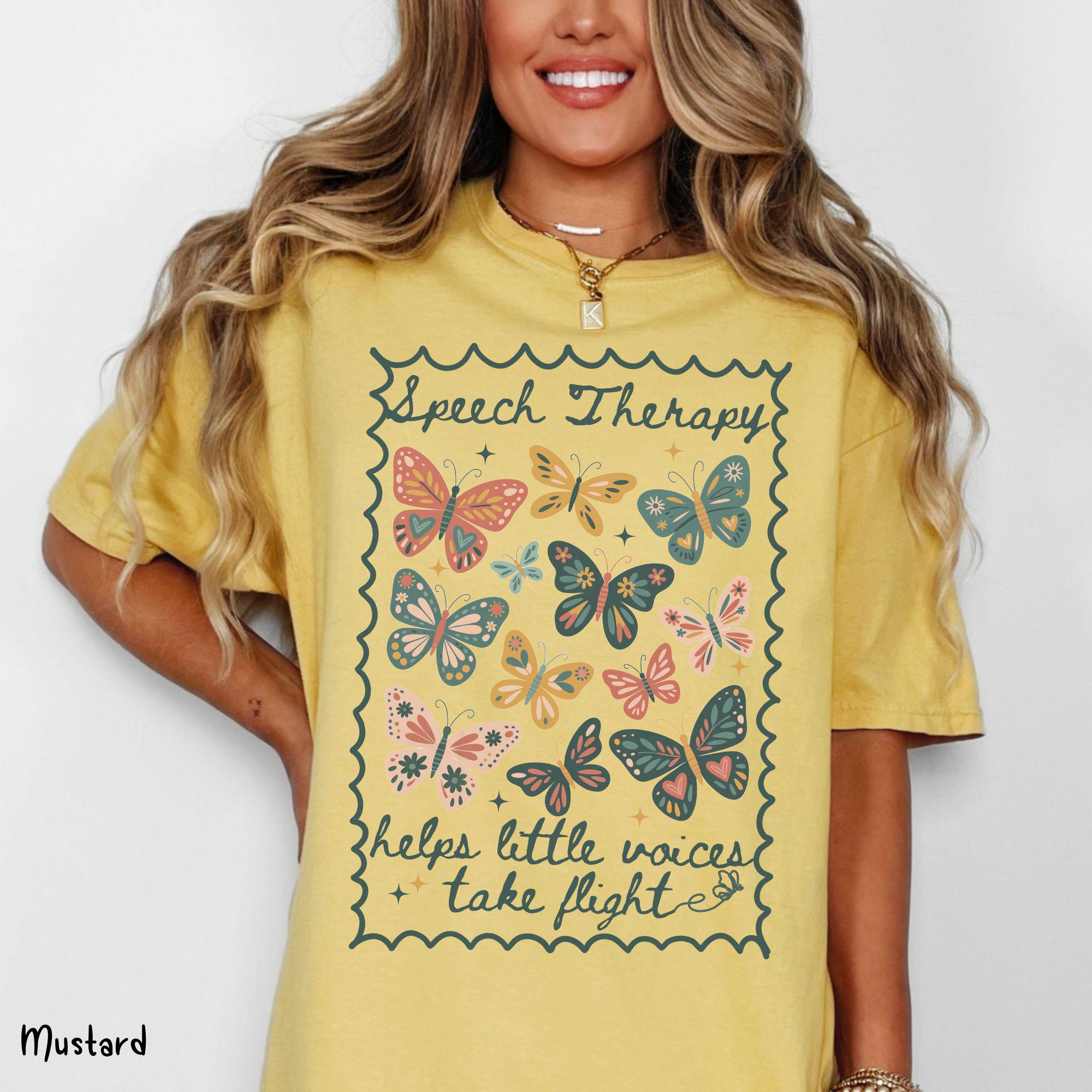 SLP Shirt, SLP Gift, Comfort Colors Tee-shirt, Speech Language ...