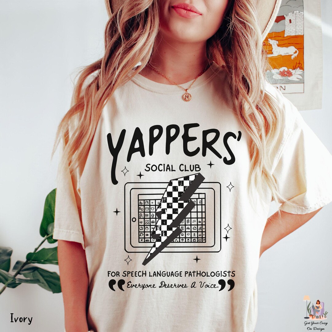 SLP Shirt, SLP Gift, Comfort Colors Tee-shirt, Speech Language ...