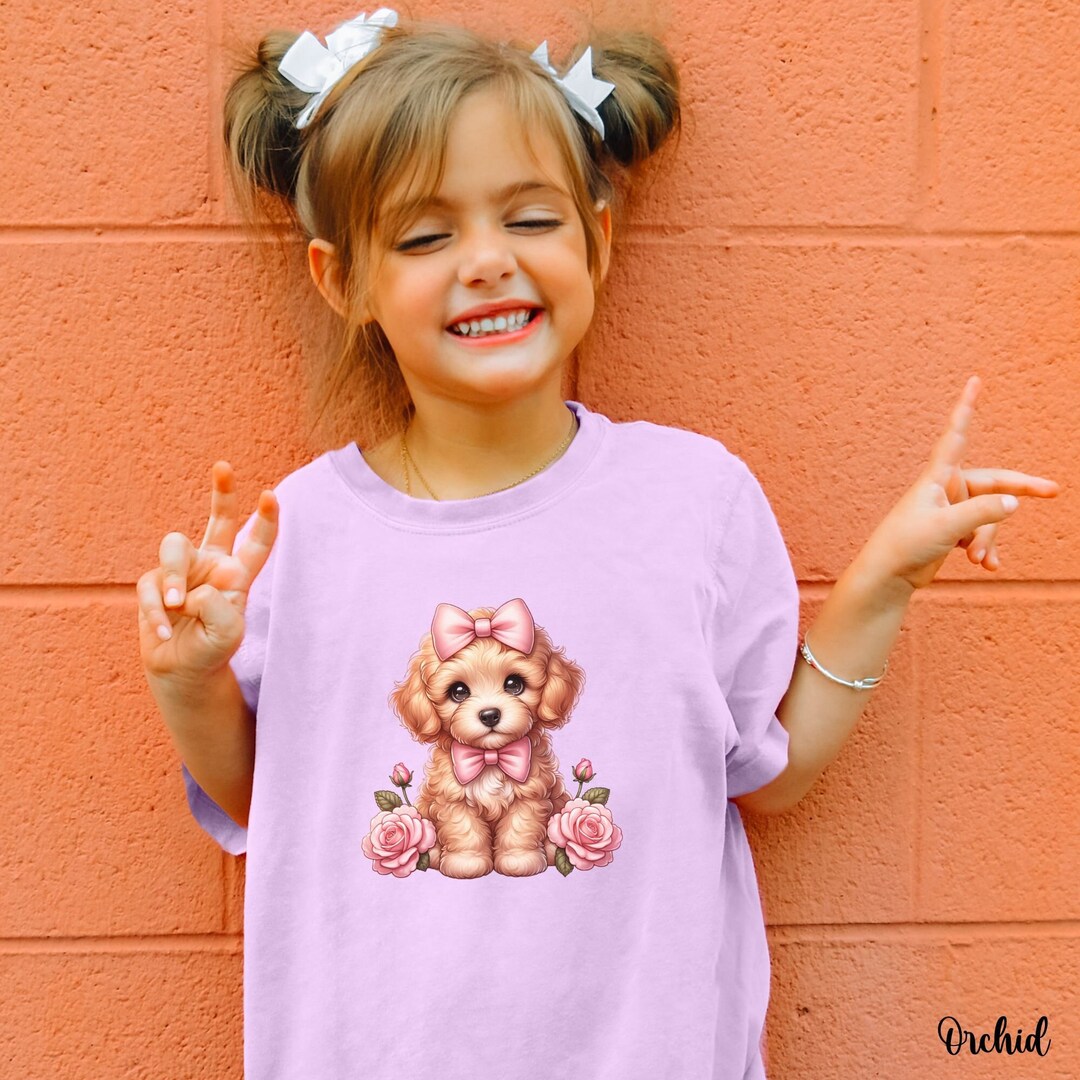 Coquette Tee, Goldendoodle Dogs, Coquette Shirt Girl, Goldendoodle ...