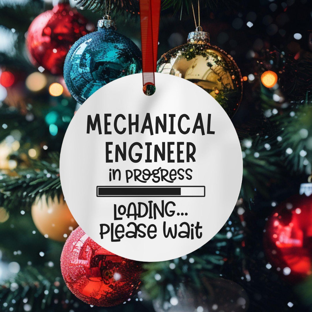 Engineer Gift, Engineering Gift, Mechanical Engineer Ornament, Engineer ...