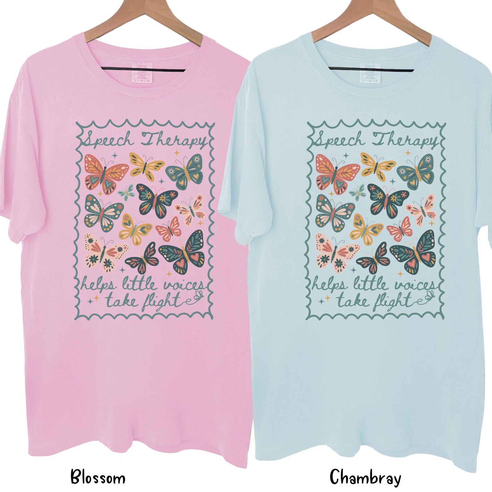 SLP Shirt, SLP Gift, Comfort Colors Tee-shirt, Speech Language ...