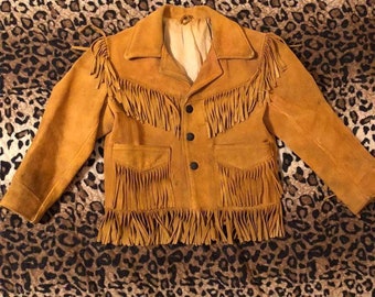 Suede Fringe Jacket - Etsy