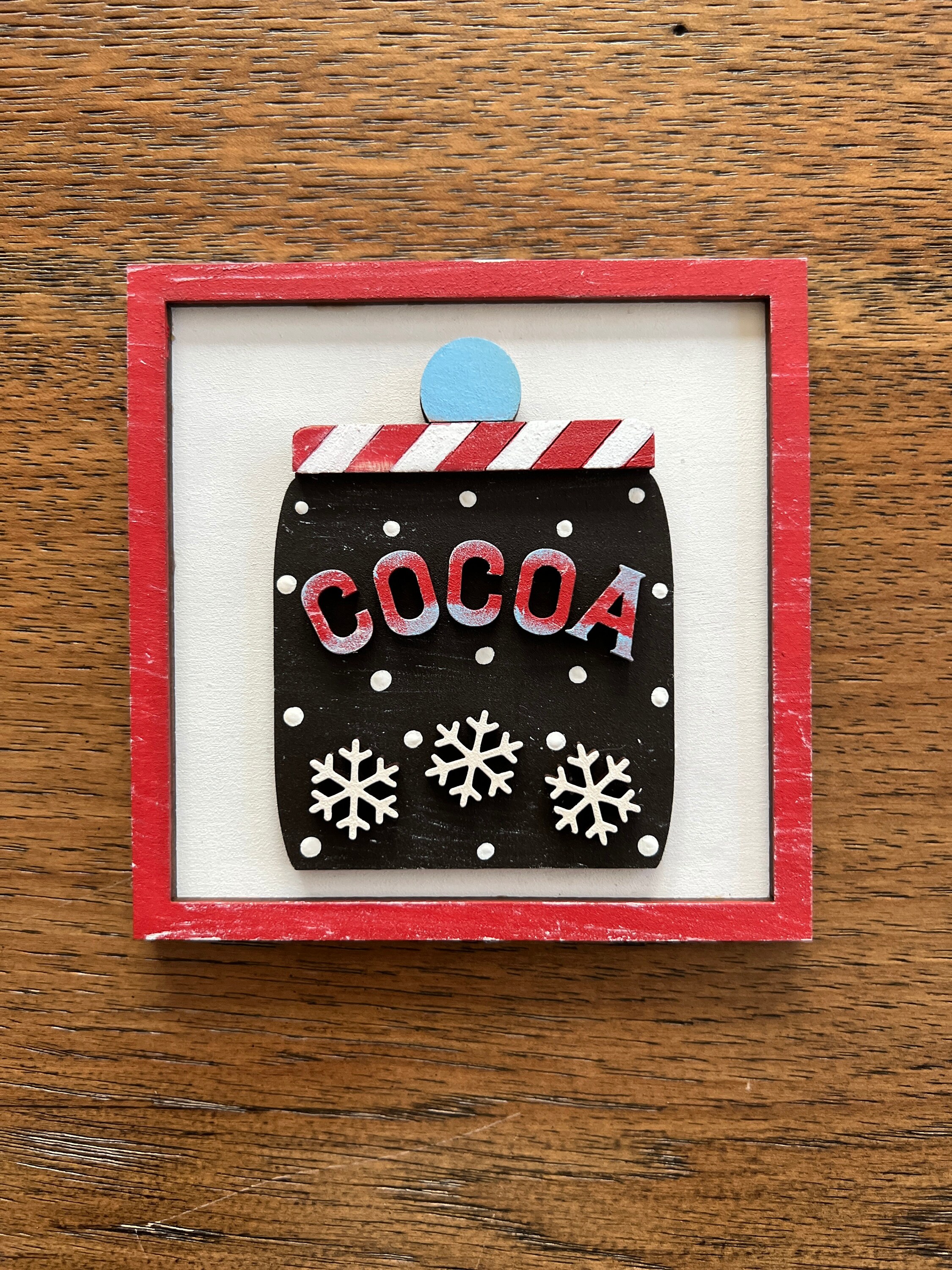 Hot Cocoa Interchangeable Inserts Hot Cocoa Decor Hot Cocoa - Etsy