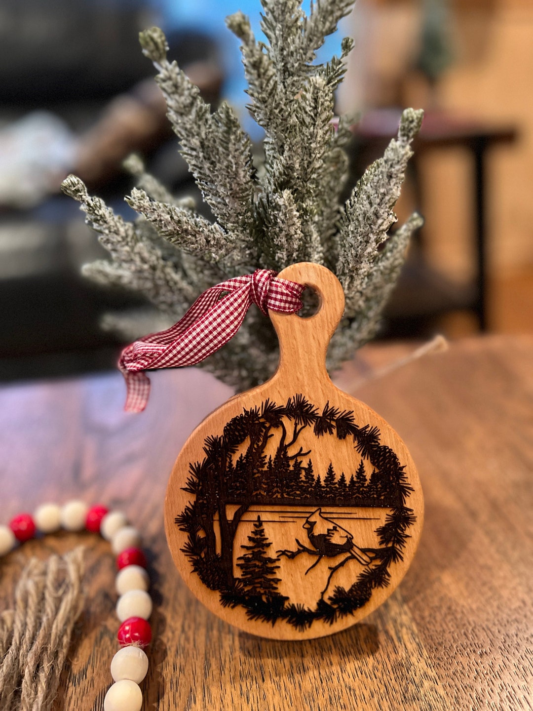 Cardinal Mini Cutting Board Decor, Wood Mini Cutting Board, Cardinals ...