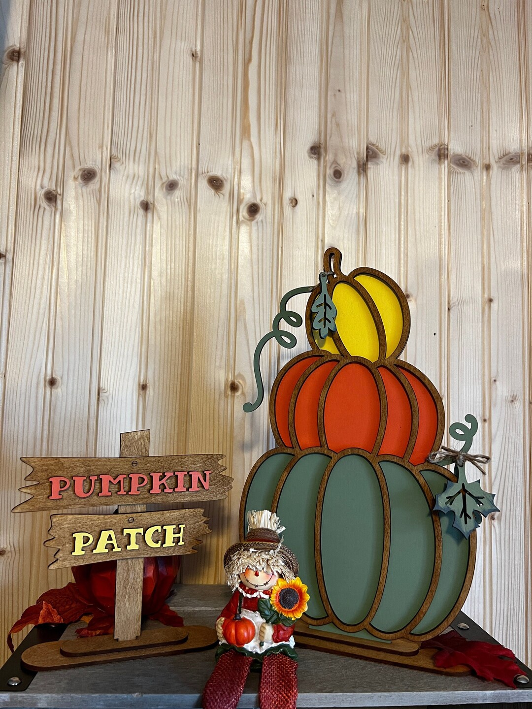 Stacking Pumpkins, Standing Pumpkins, Pumpkin Patch, Autumn Decor, Fall ...