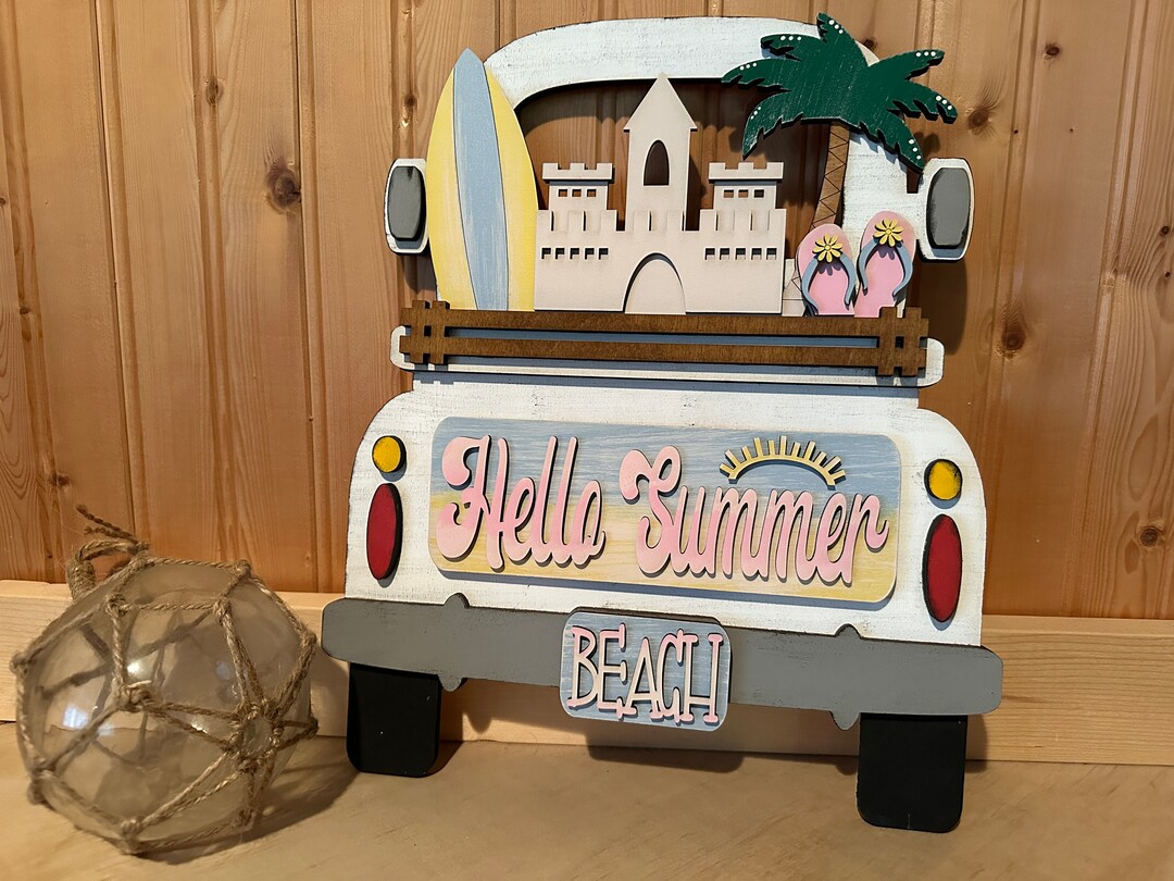 Interchangeable Farmhouse Summer Truck, Interchangeable Summer ...