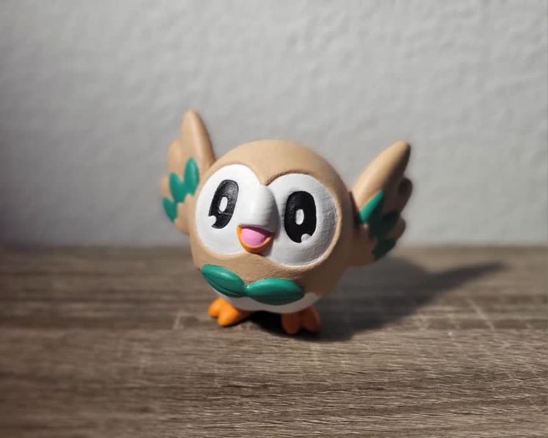 Rowlet 3D Printed - Etsy