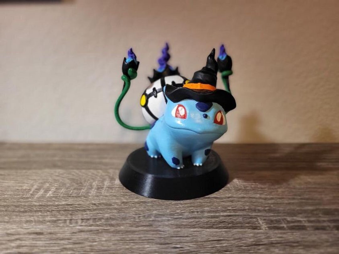 Witch Bulbasaur With Chandelure Bulb 3D Printed - Etsy