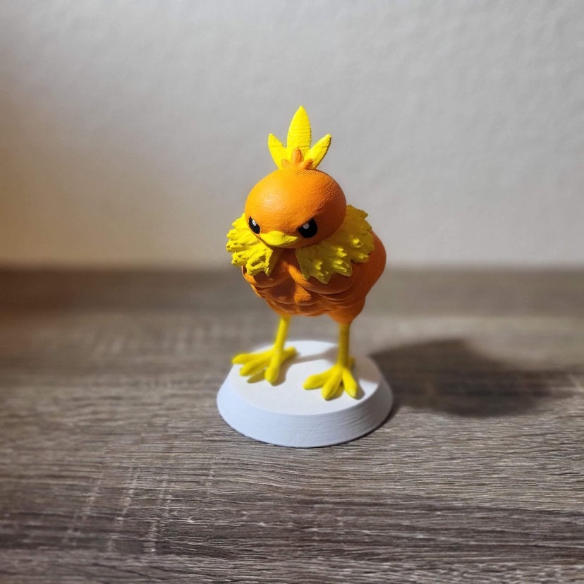 Buff Torchic 3D Printed - Etsy