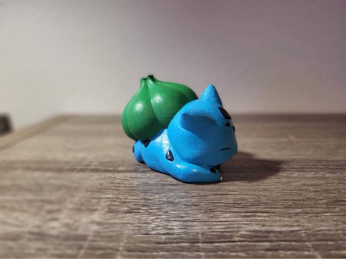 Sleeping Bulbasaur 3D Printed - Etsy