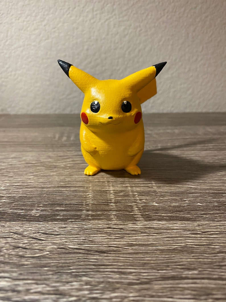 Chubby Pikachu 3D Printed - Etsy