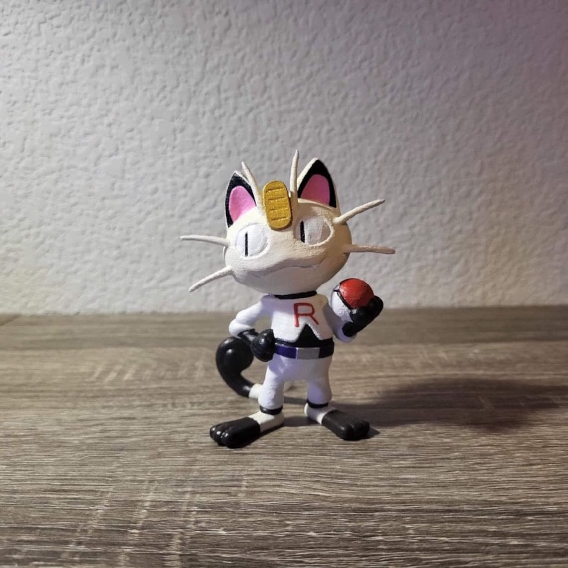Team Rocket Meowth 3D Printed - Etsy